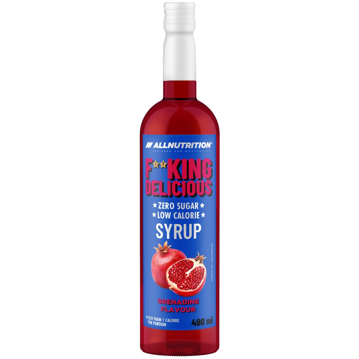 Sirop fără zahăr (Fitking Delicious Syrup Zero Grenadine) 490ml ...